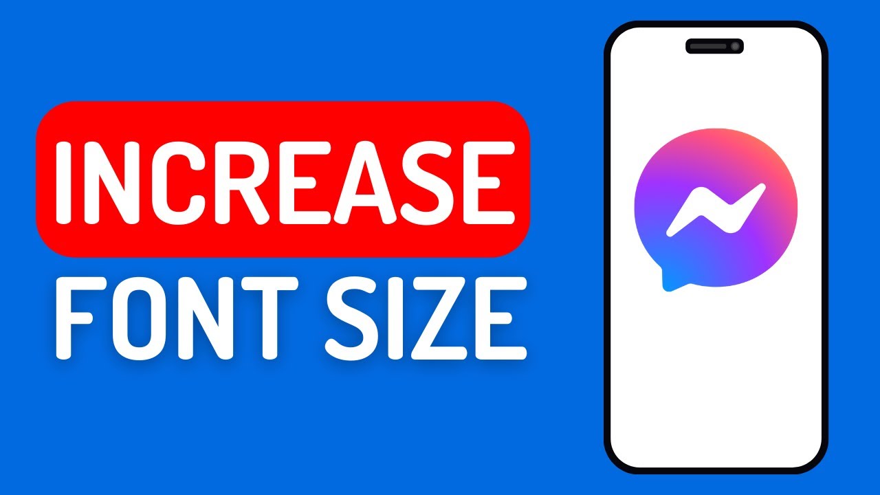 How to Increase Font Size on Messenger on iPhone - YouTube