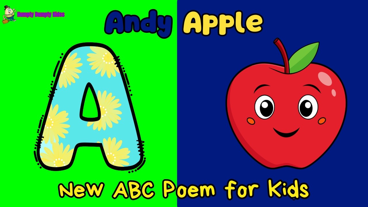 ABCD Learning for Toddlers | ABC ABC ABC | A for Andy Apple | AA BB CC ...