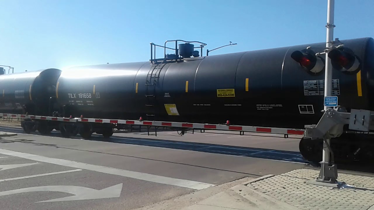BNSF mixed freight train in security widefield Colorado springs, CO ...
