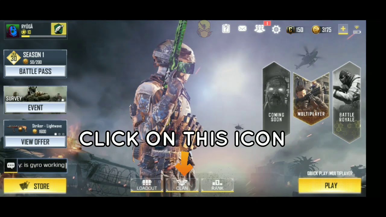 How to create or build a clan in CODM - YouTube