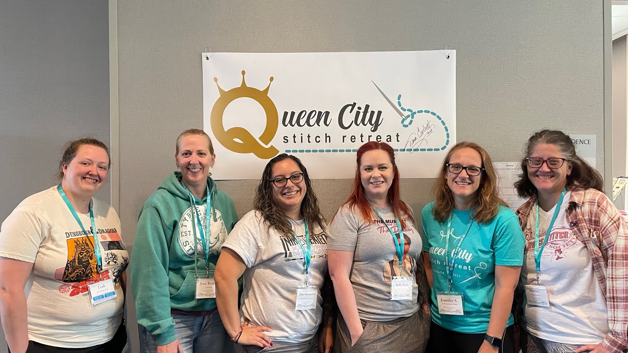 Flosstube Extra: Queen City Stitch Retreat 2023 - YouTube