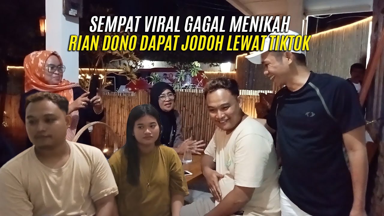 AKHIRNYA RIAN DONO YANG SEMPAT VIRAL GAGAL MENIKAH KETEMU JODOH LEWAT ...
