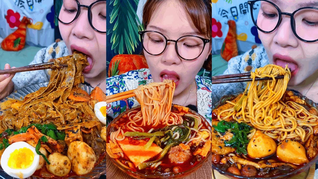 ASMR Chinese Food Mukbang: Relaxing Eating Sounds - YouTube