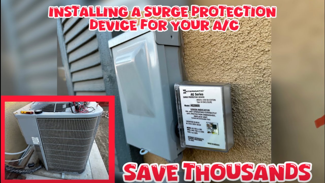 How to install AG3000 surge protector for your air conditioner | HVAC ...