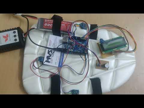 Human posture recognition system using MPU6050 and Arduino UNO - YouTube