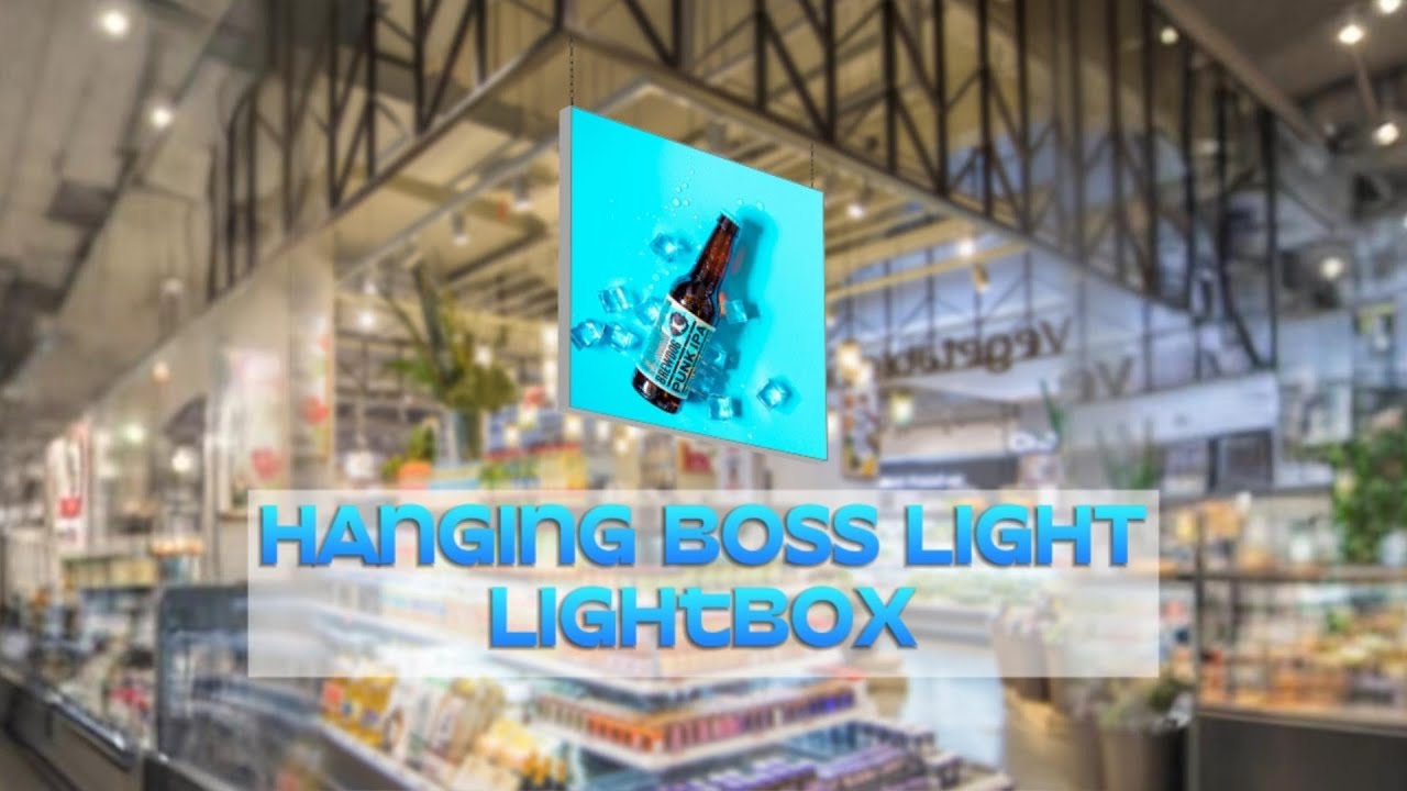 Hanging Boss Light Lightbox - YouTube