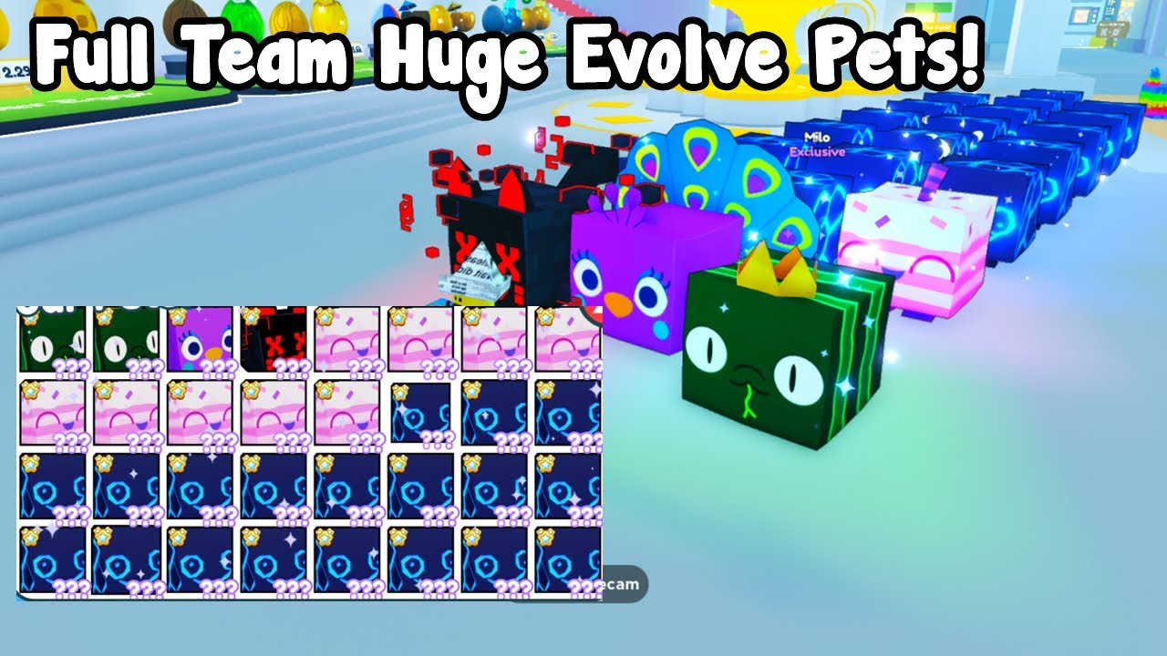 I Evolved So Many Huge Pets And This Happened! - Pet Simulator X Roblox ...