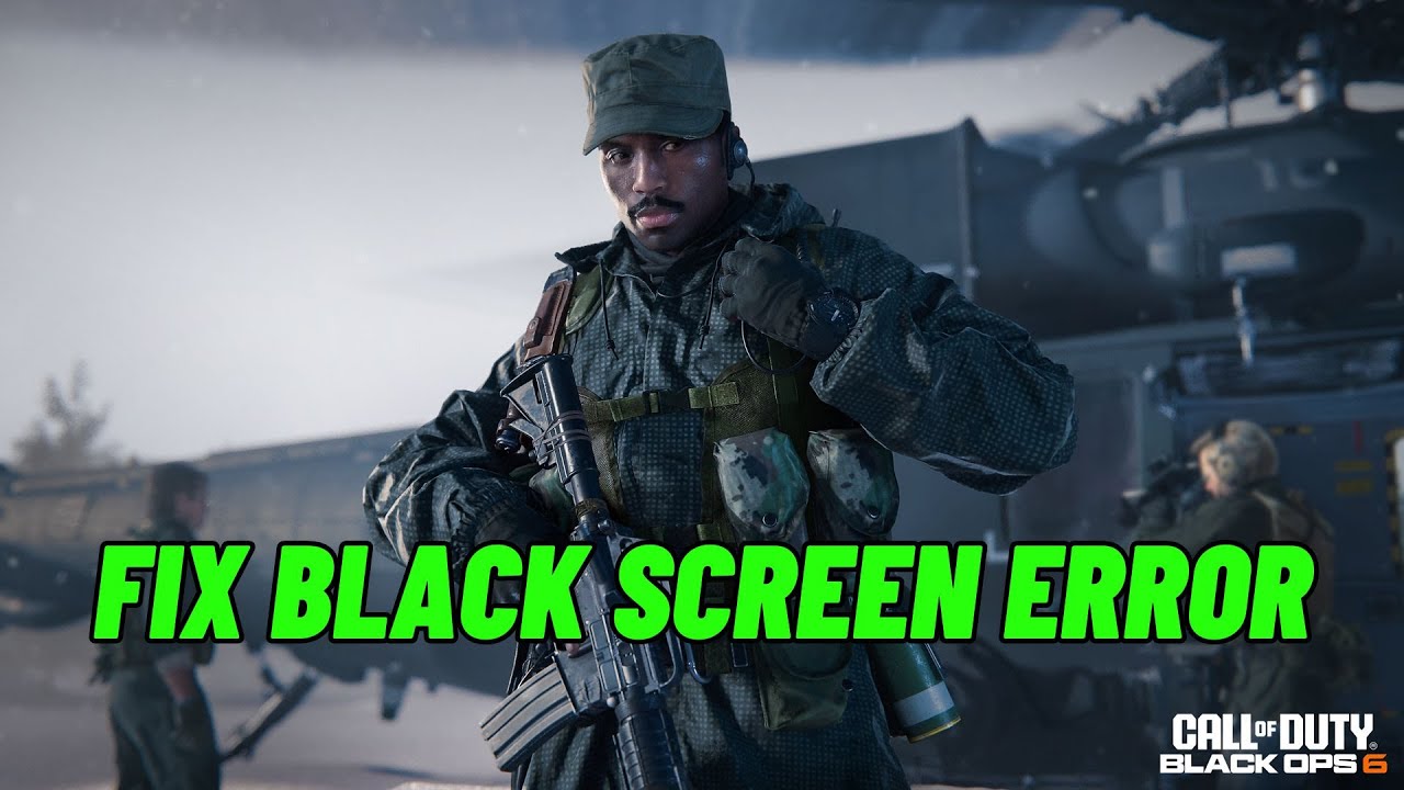 How To Fix Call of Duty: Black Ops 6 Stuck On Black Screen or Black ...