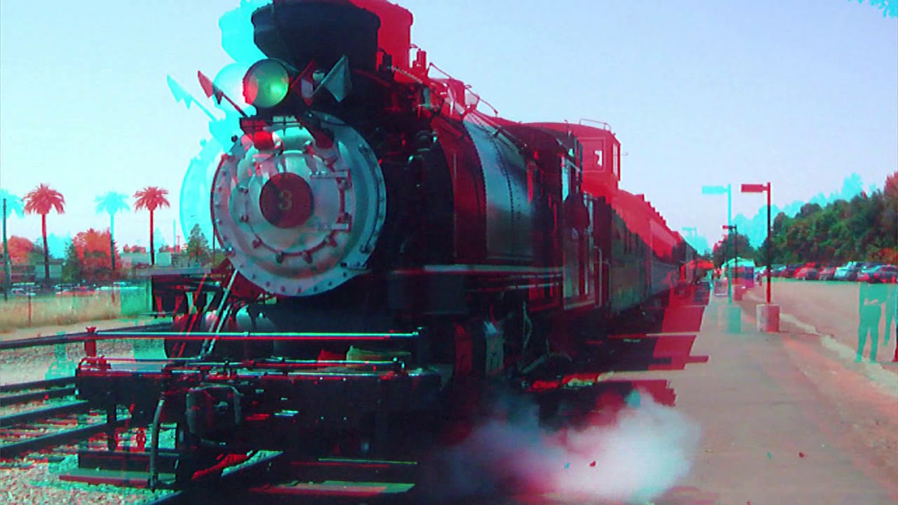 Niles Canyon Railroad 2015 (3D Anaglyph) - YouTube