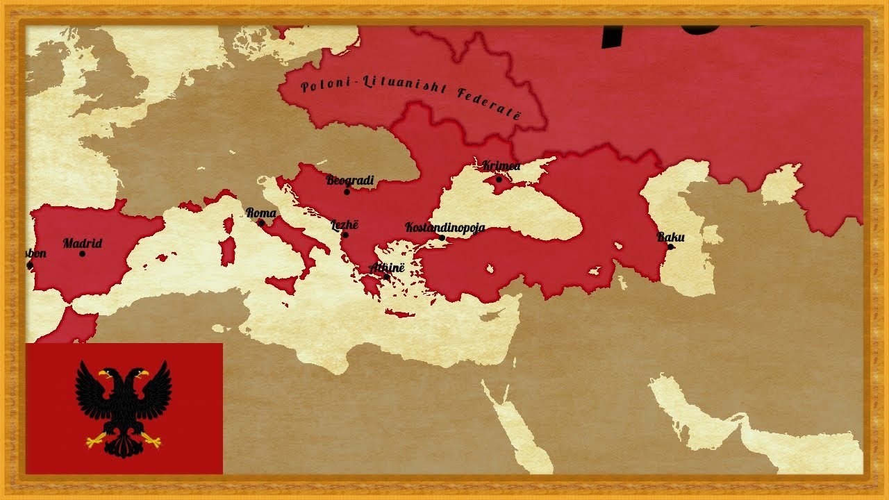 EU4 Timelapse - Albania or Iberia before 1680! (Albania Part 1) - YouTube
