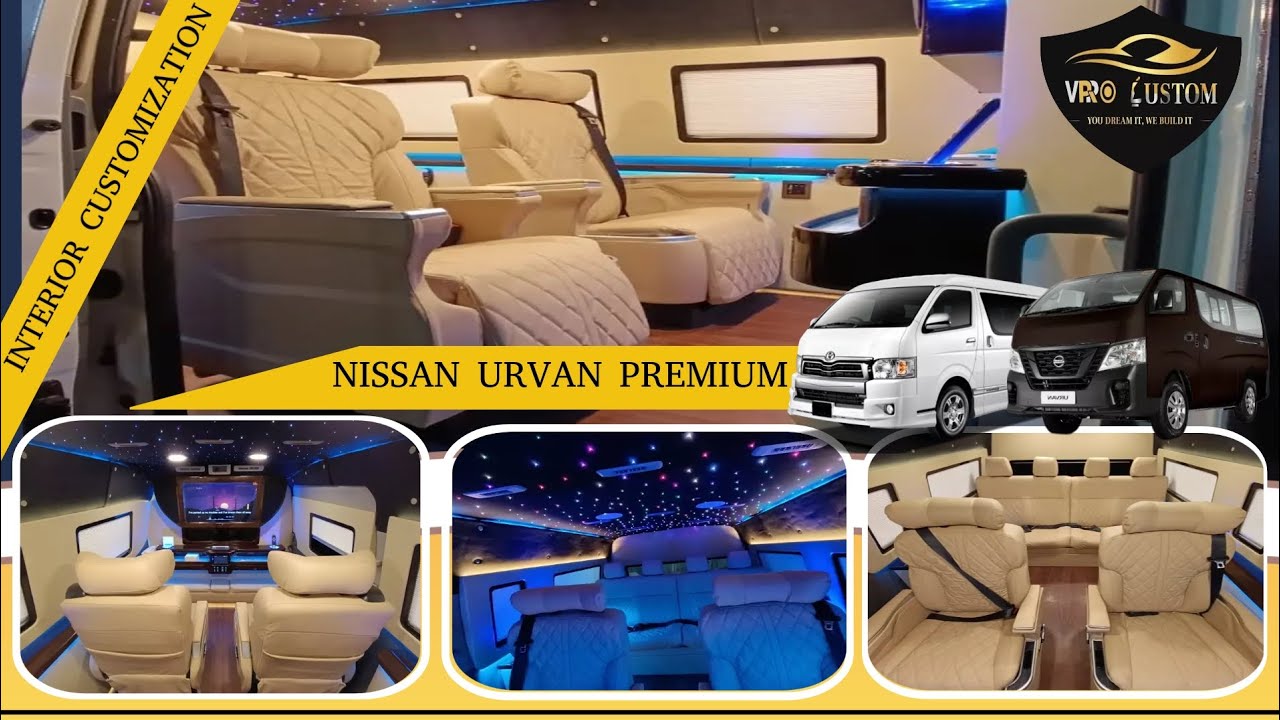 Nissan Urvan Premium 2023 | Luxury Vanlife of VPRO Custom Inc. - YouTube