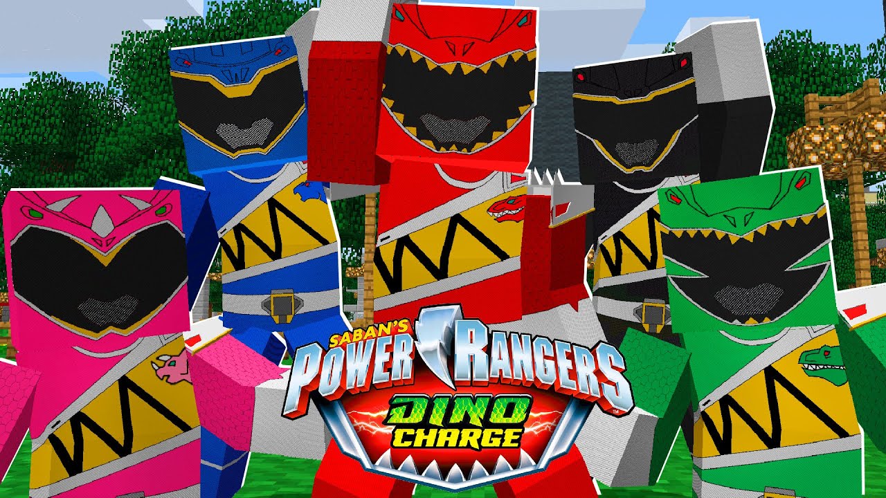 POWER RANGERS DINO CHARGE - INTRO (NOVA SERIE) Minecraft ‹‹ P3DRU ...