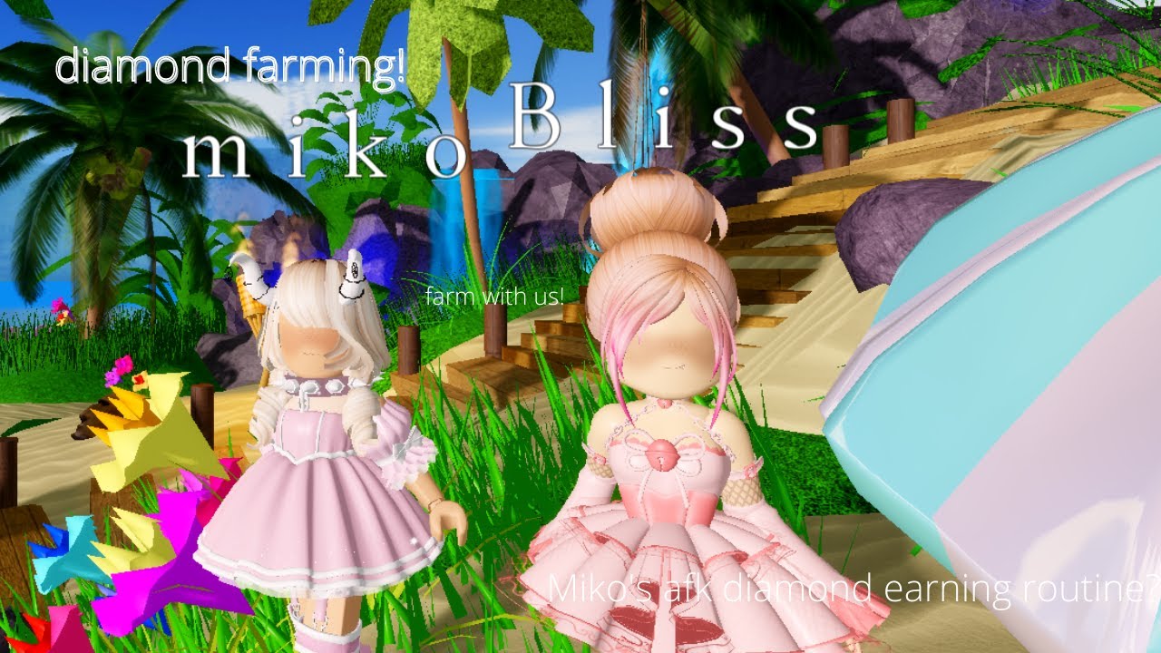 Miko's farming routine!//with Bliss!!//(you may skip/speed up boring ...
