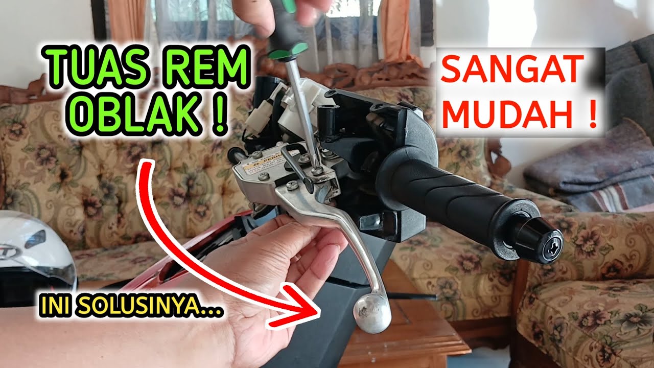 Cara Mengatasi Handle Tuas Rem Oblak Beat ESP eco - YouTube