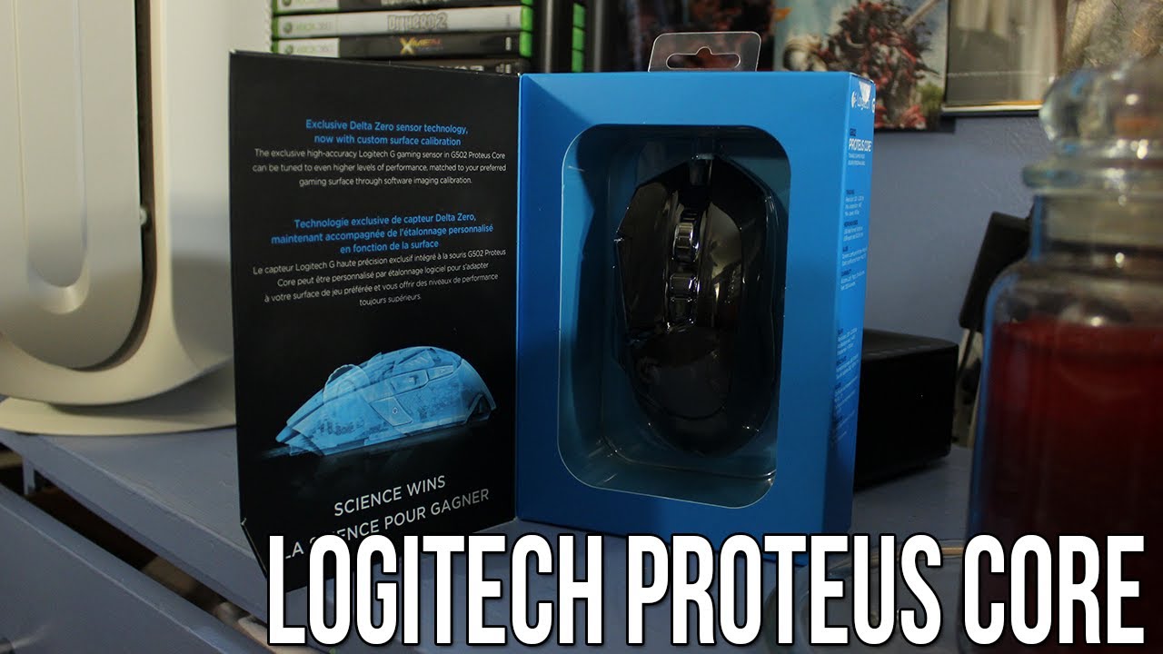 Logitech G502 Proteus Core Gaming Mouse Unboxing - YouTube