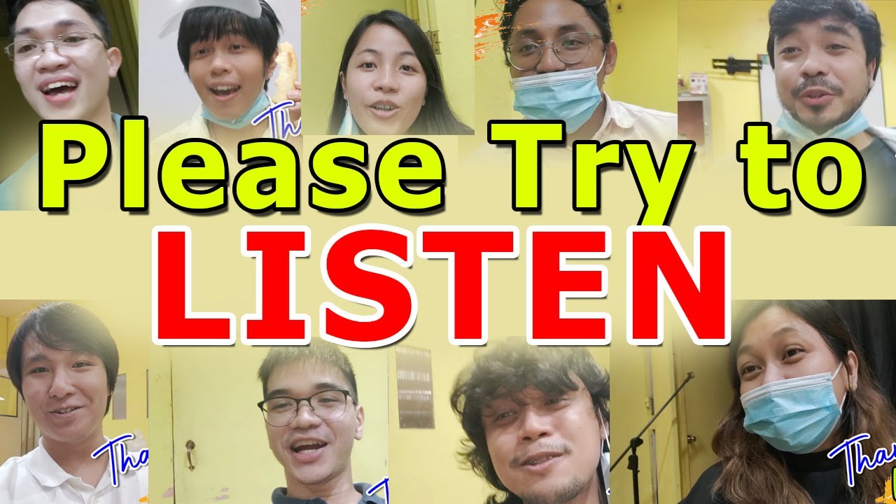 PLEASE TRY TO LISTEN - YouTube