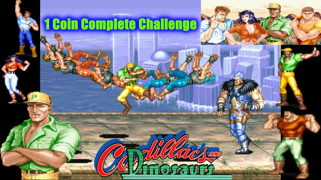 Cadillacs And Dinosaurs || Mustapha Game || 1 Coin Complete Challenge ...