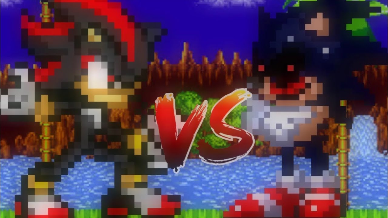 shadow vs sonic exe - YouTube