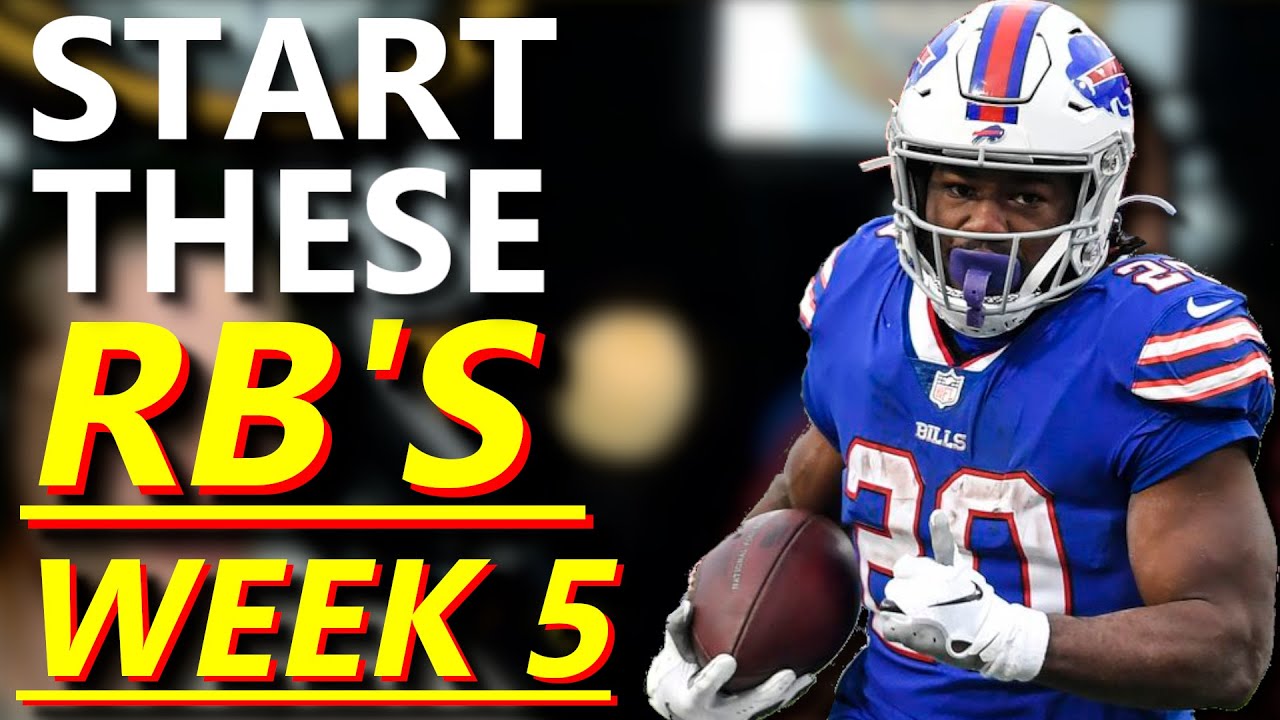 YOU NEED TO START THESE RUNNING BACKS IN NFL WEEK 5 | 2021 FANTASY ...