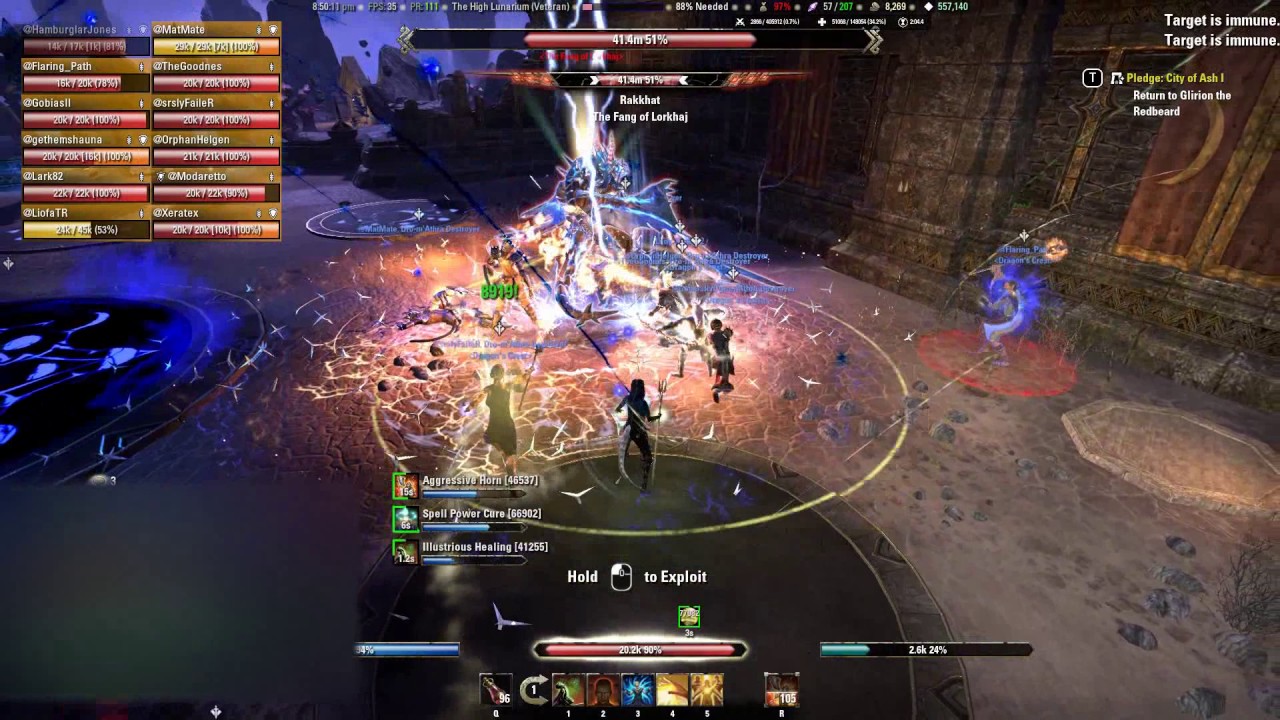 VMOL HM 5th burn - Healer POV - YouTube