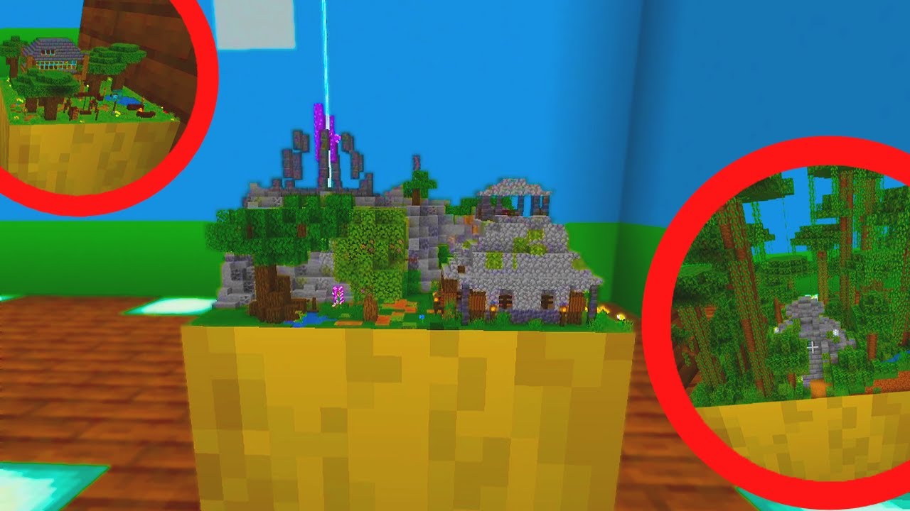 J'ai construit des builds miniature dans Minecraft..! - YouTube