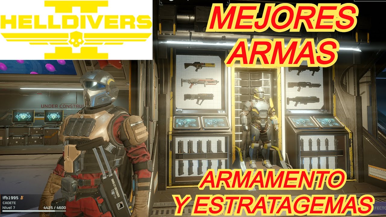 TUTORIAL HELLDIVERS 2 MEJORES ARMAS Y EQUIPAMIENTO EXPLICADO 100% - YouTube