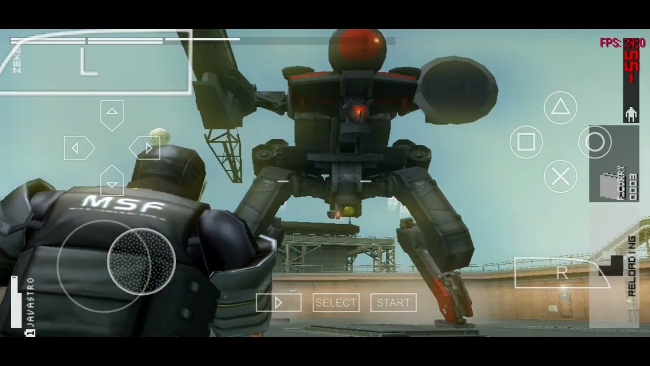 MGS PEACE WALKER PAZ FINAL BOSS PSPP GOLD S RANK - YouTube