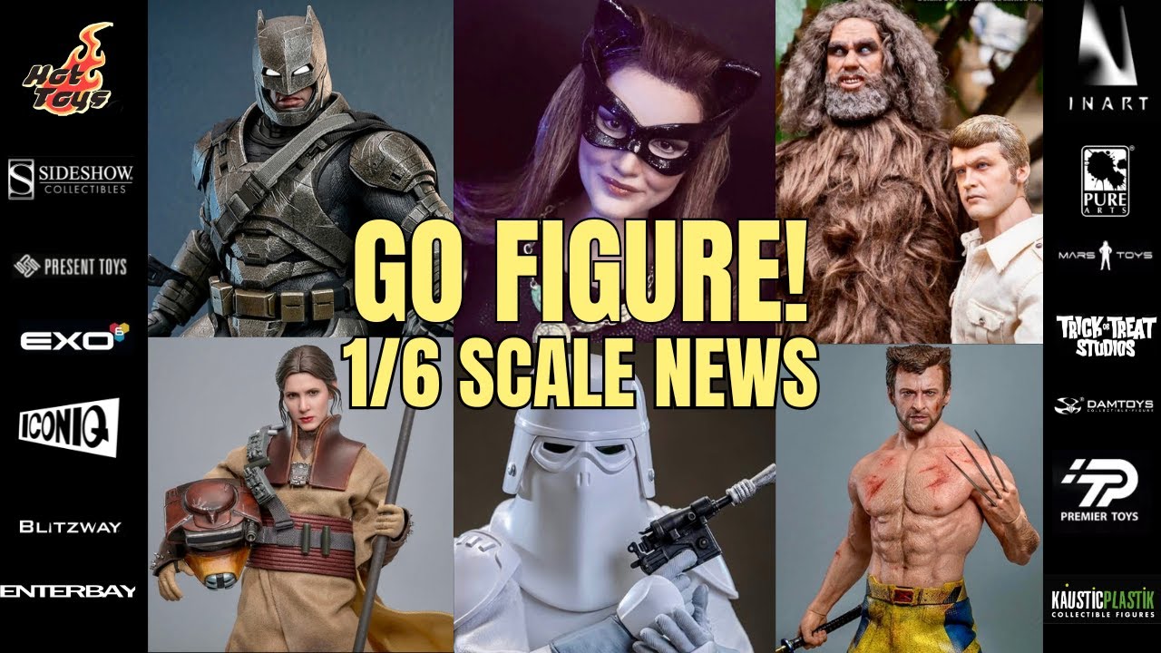GO FIGURE 1/6 SCALE ACTION FIGURE NEWS HOT TOYS, JAZZINC, SUPERMAD TOYS