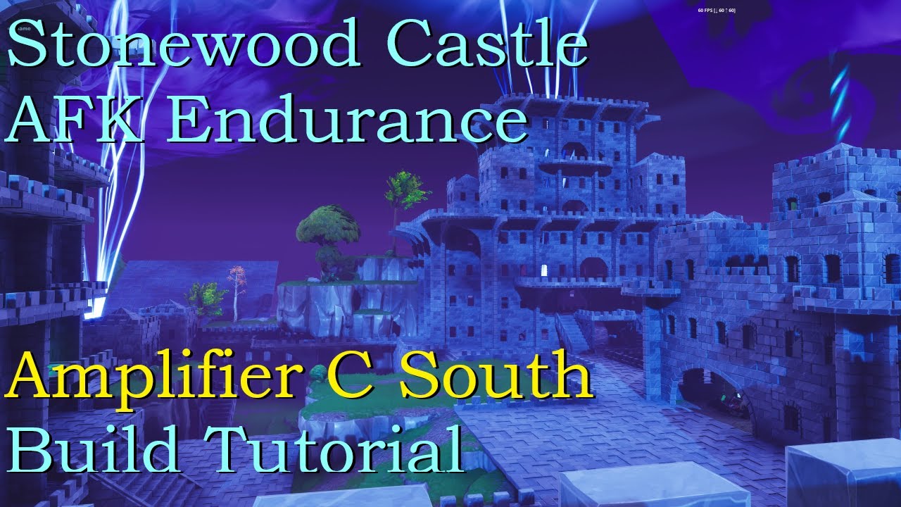 Stonewood Endurance Castle: Amplifier C South Build Tutorial - Fortnite ...
