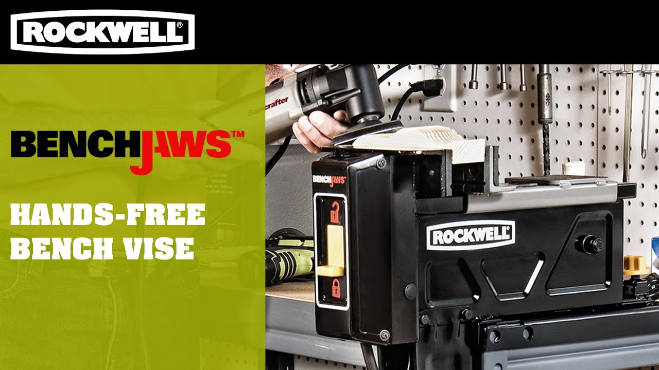 Rockwell BENCHJAWS™ Hands-Free Bench Vise - YouTube