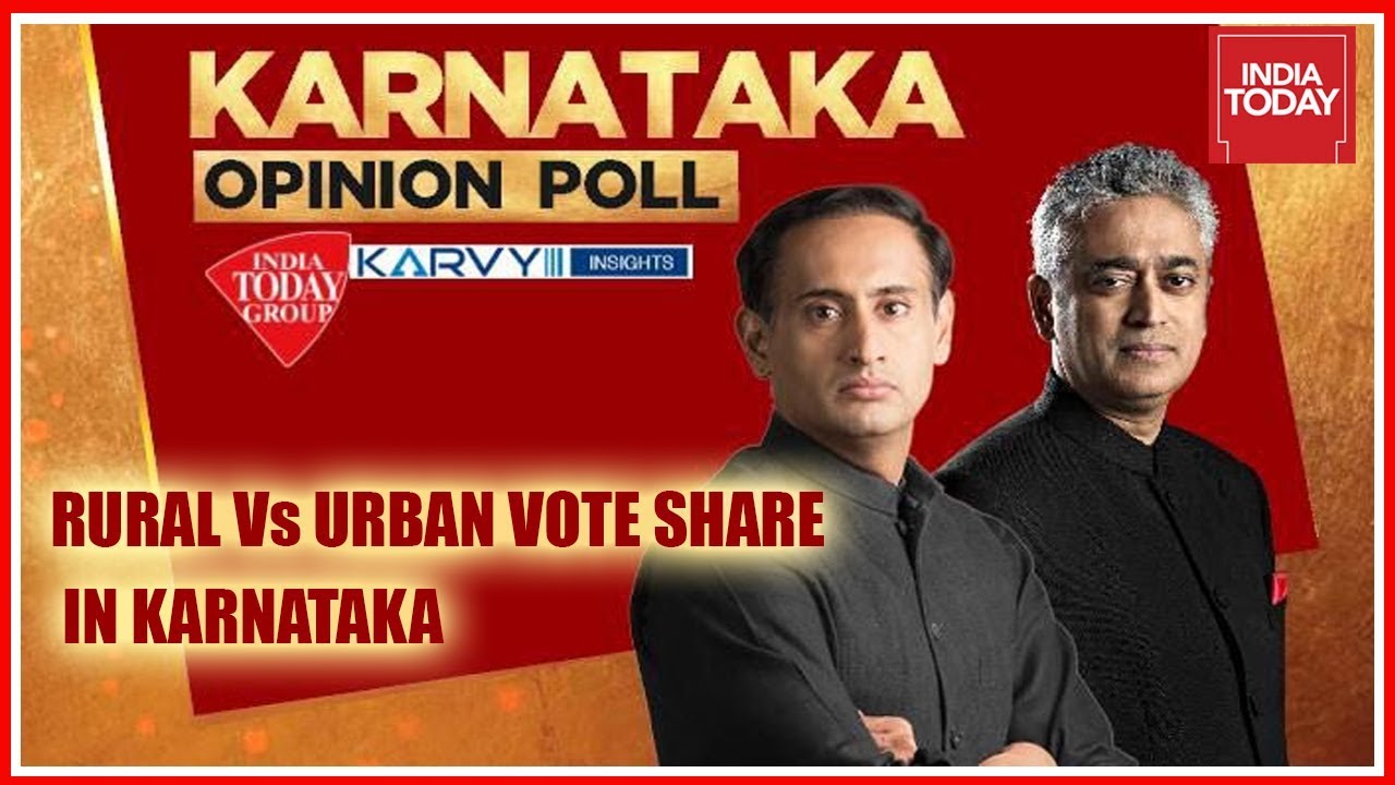 Karnataka Opinion Polls | Rural Vs Urban Vote Share In Karnataka ...