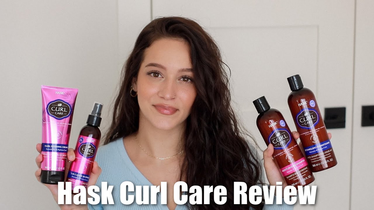 Finally trying the Hask curl line on wavy hair! First impression review ...
