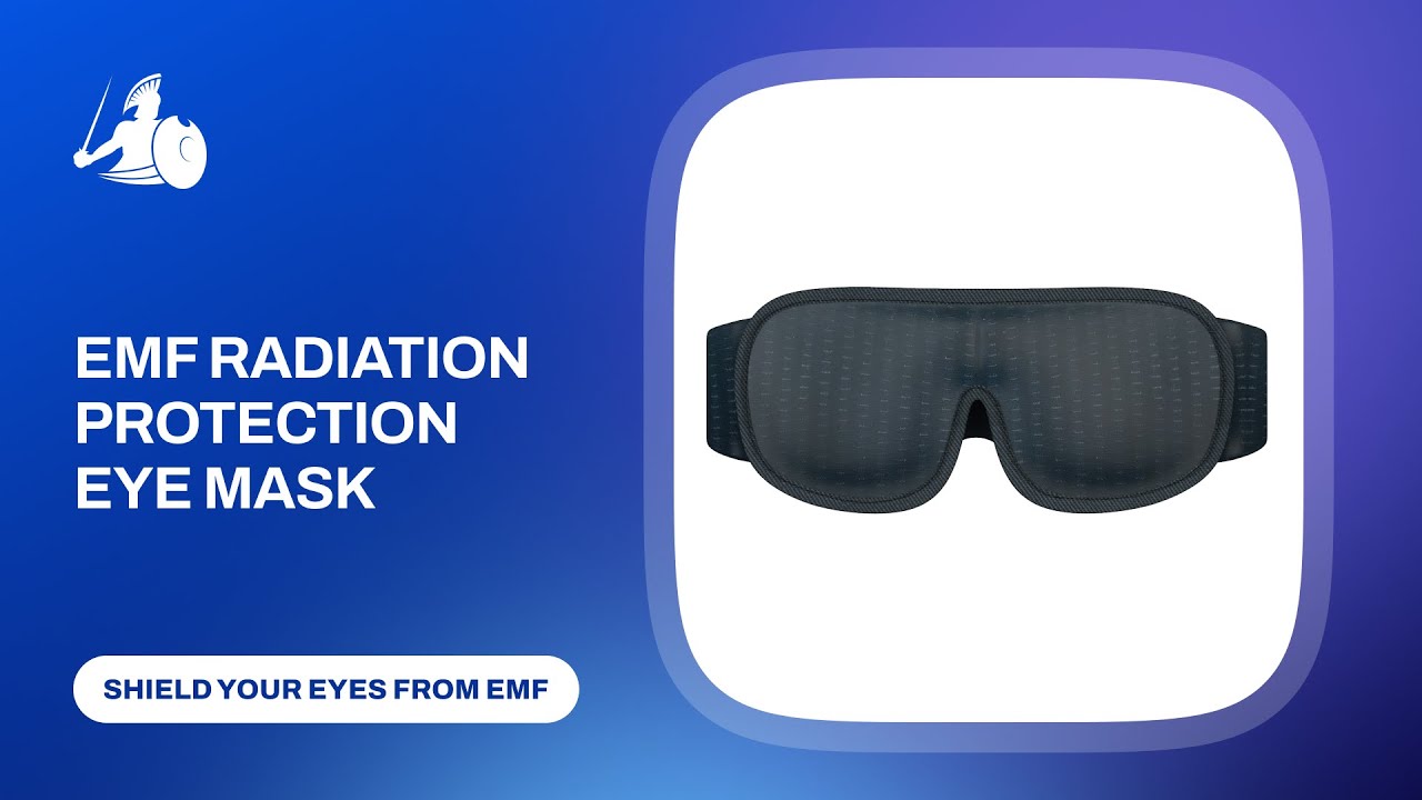 DefenderShield EMF Radiation Protection Sleep Eye Mask - YouTube
