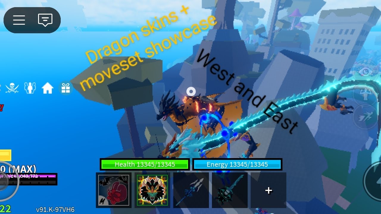 Dragon skins + moveset showcase (West and East) - YouTube
