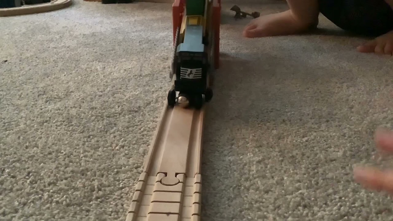 Norfolk Southern train crashes into derailed Amtrak! (Wooden Trains ...