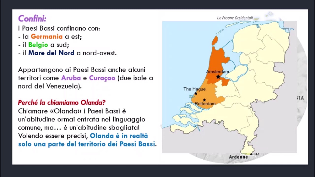 Paesi Bassi - Il territorio - YouTube