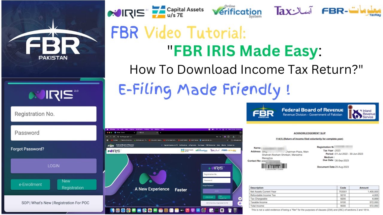 How to Download Income Tax Return from FBR Iris Portal (Step by Step ...