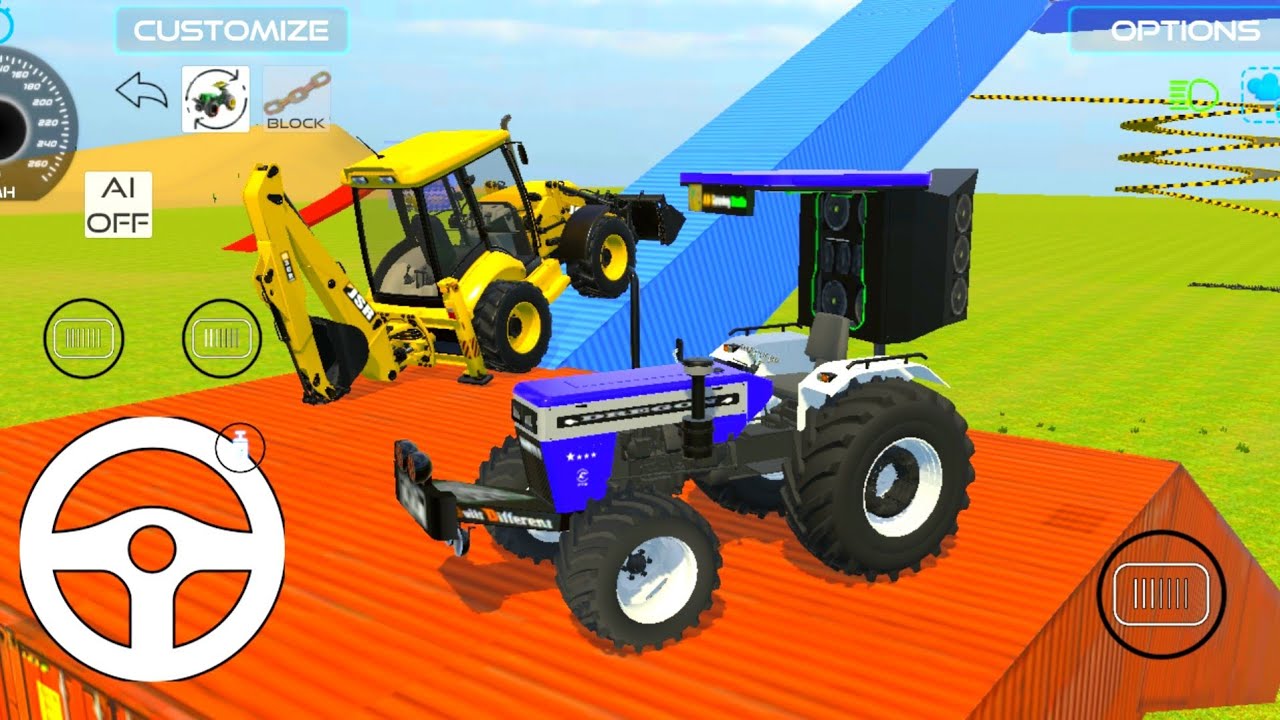 Drive JCB And Dj Tractor In Game 🔥 #jcb #dj #tractor #gaming - YouTube
