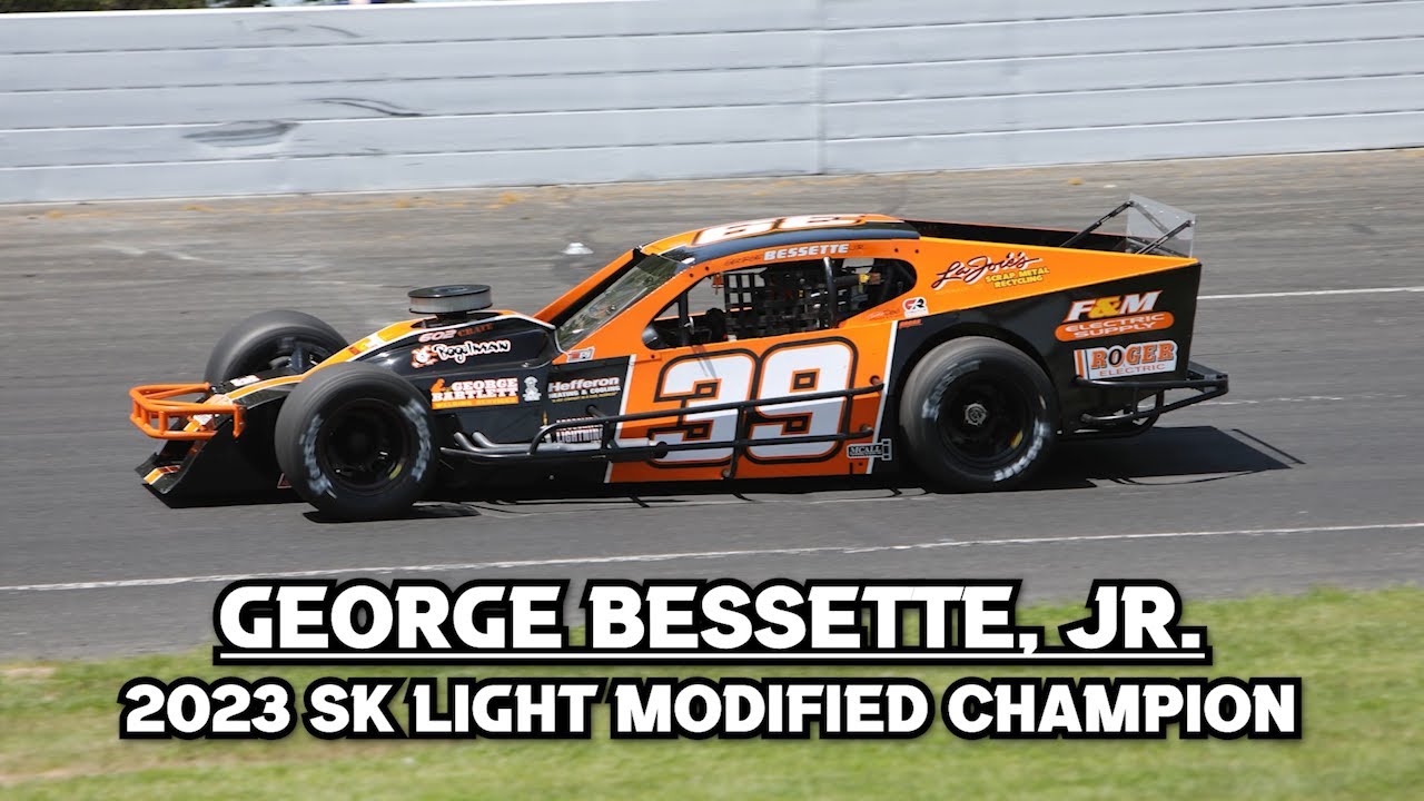 George Bessette, Jr. - 2023 SK Light Modified Champion - YouTube