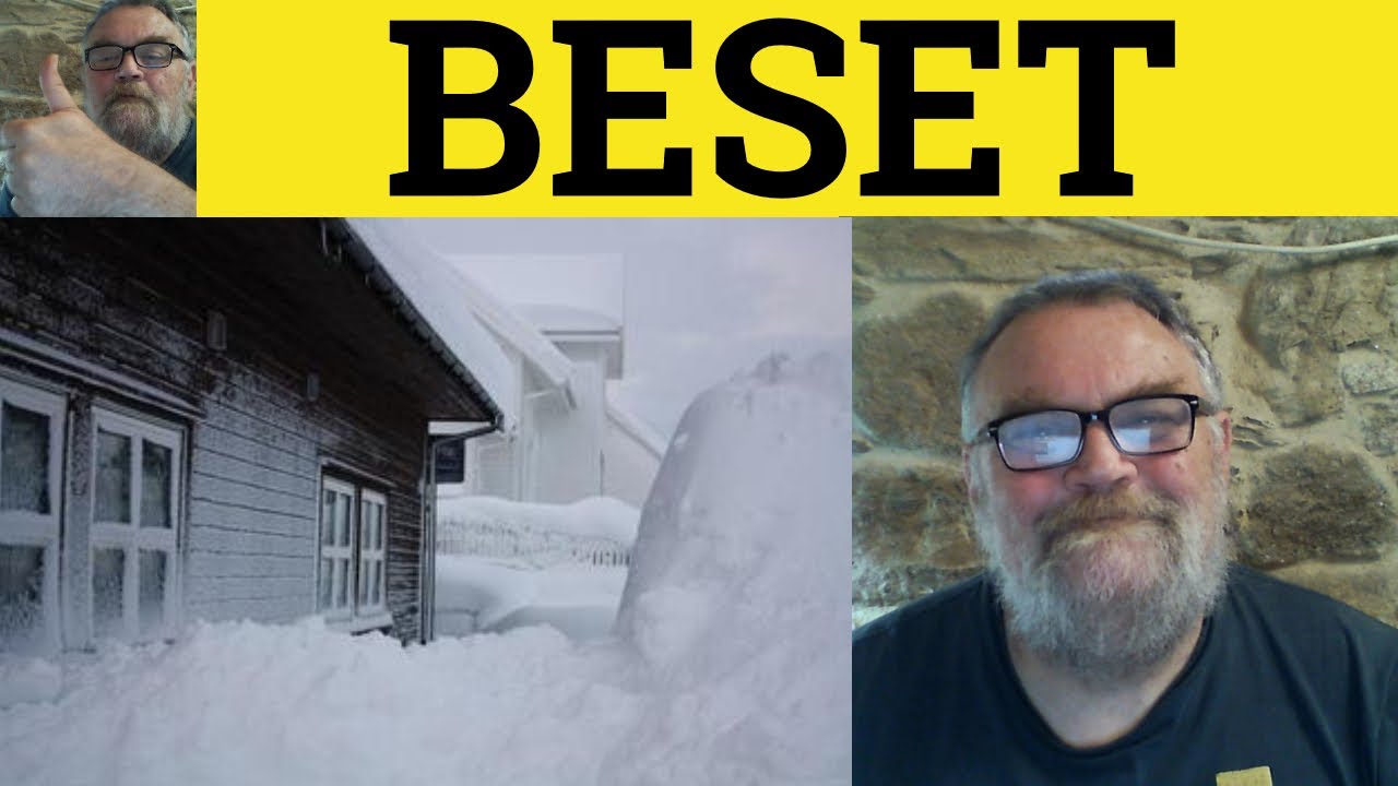 🔵 Beset - Beset Meaning - Beset Examples - Beset Definition - Formal ...