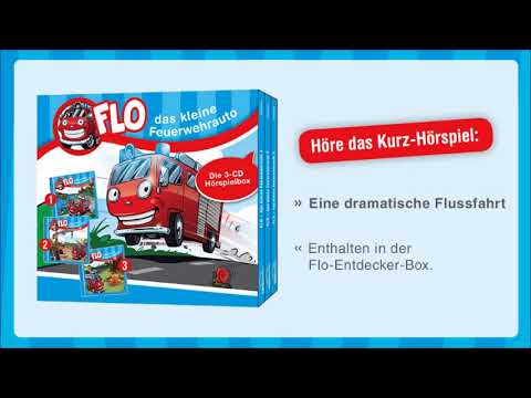 Flo, das kleine Feuerwehrauto - Eine dramatische Flussfahrt (komplette Geschichte)