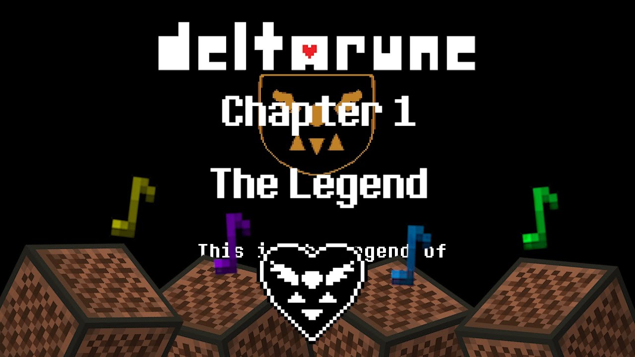 Deltarune - Chapter 1 - The Legend(Minecraft Note Block Studio) - YouTube