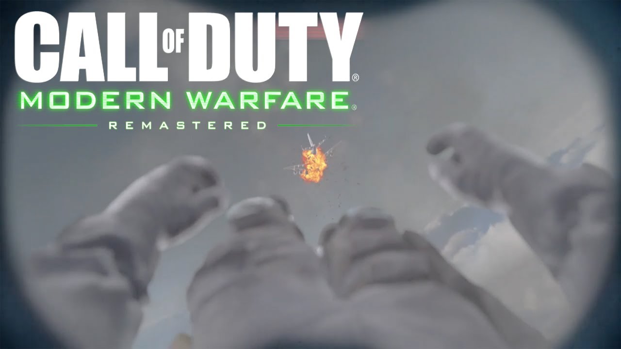 Airplane Mission | Call Of Duty Modern Warfare Remastered - YouTube