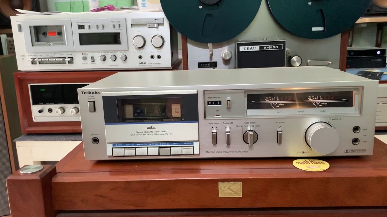 Deck #TECHNICS RS-M211, 2Tr3. lh: O939OO6778 - YouTube