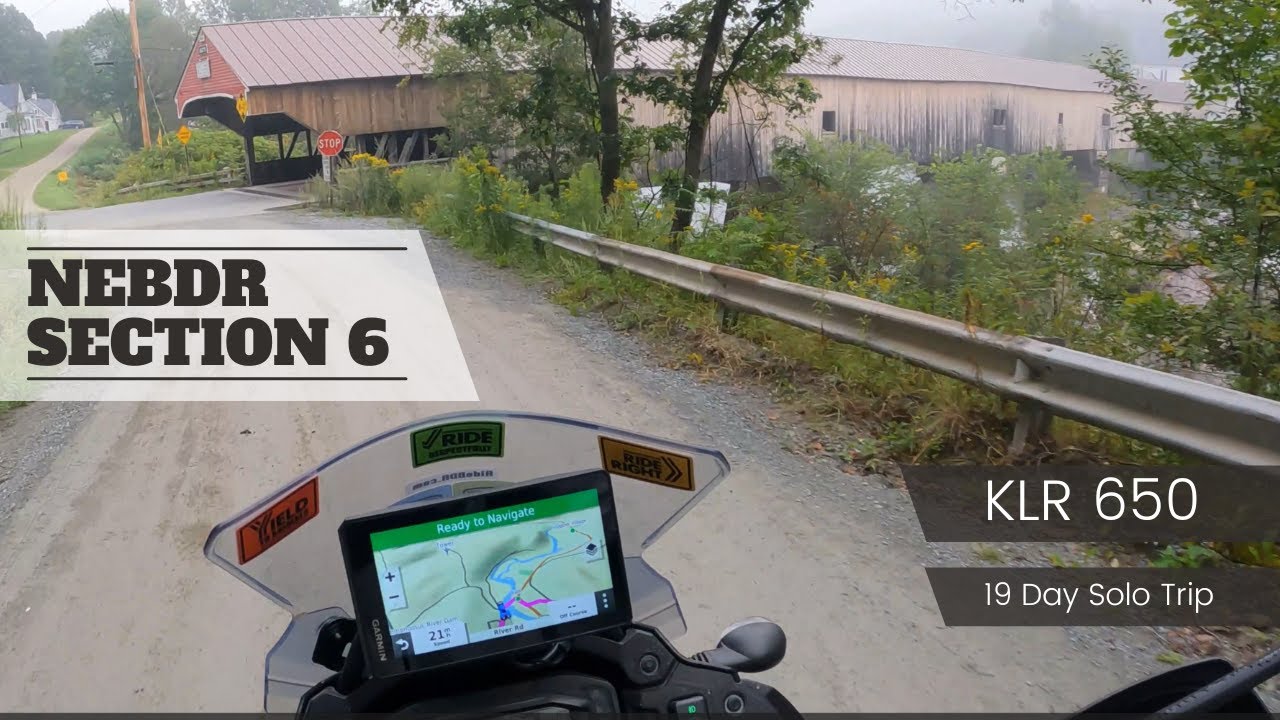 NEBDR: Northeast Backcountry Discovery Route (Section 6) KLR 650 - YouTube