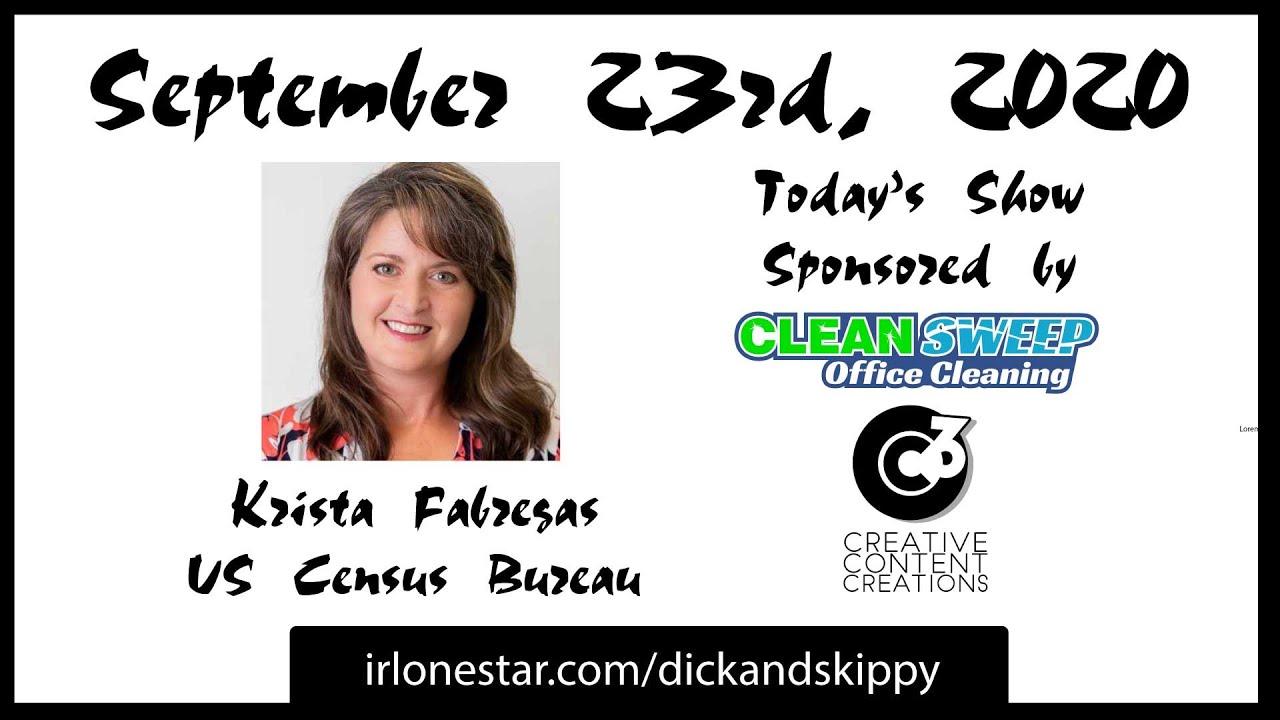 9.23.20 - Krista Fabregas with US Census Bureau - YouTube