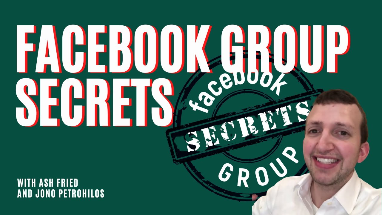 Facebook Group Secrets Asher Fried - YouTube