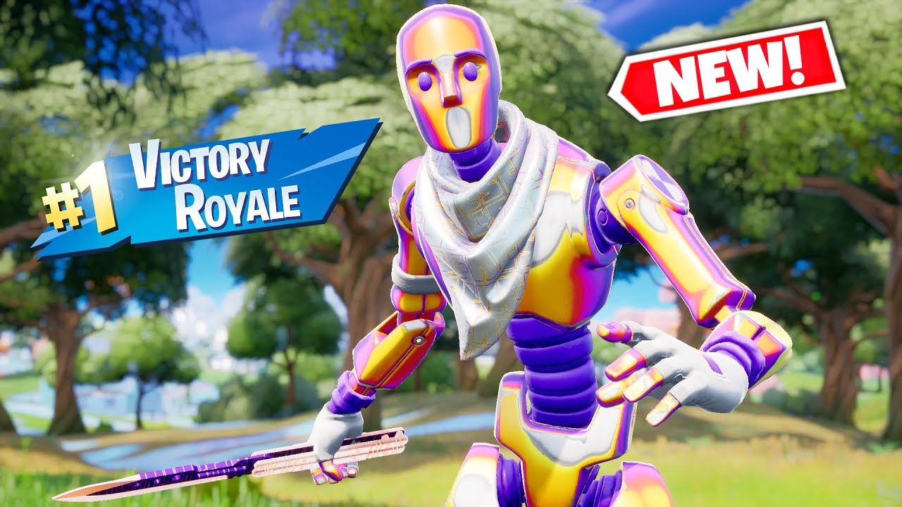 Victoria con la skin MUÑECO DE PRUEBA SUPREMO Fortnite - YouTube