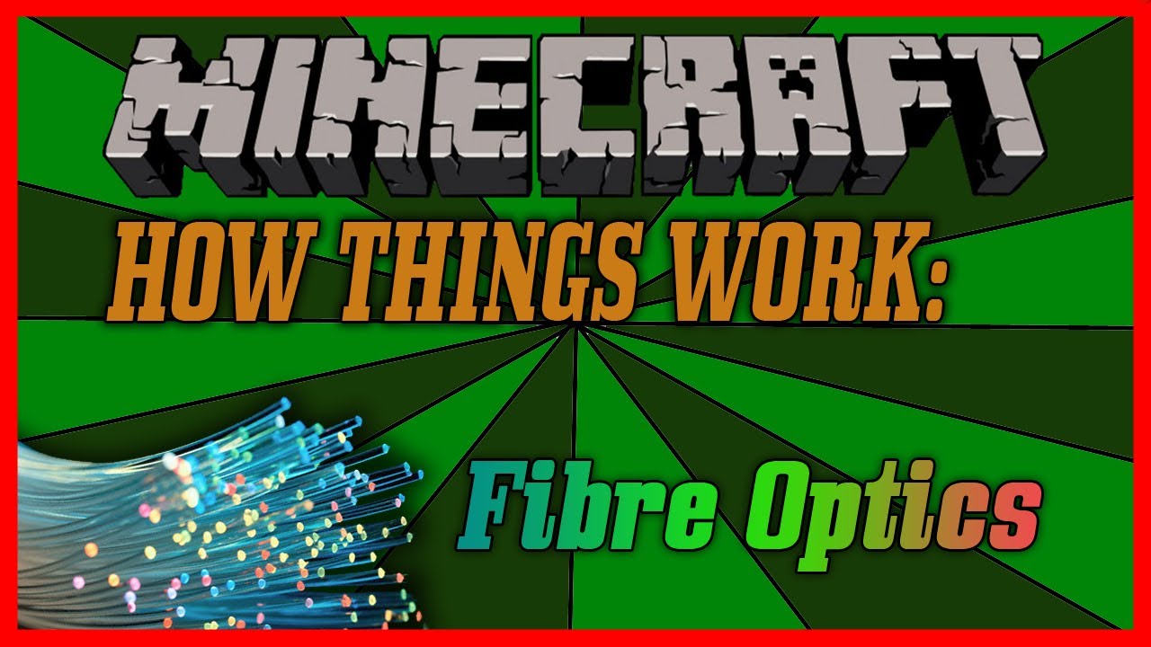 Minecraft:: How Things Work - Fibre Optic Cables - YouTube