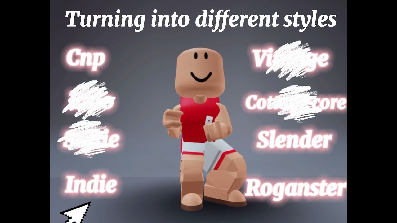 Turning into different styles (Part 5) || Roblox - YouTube